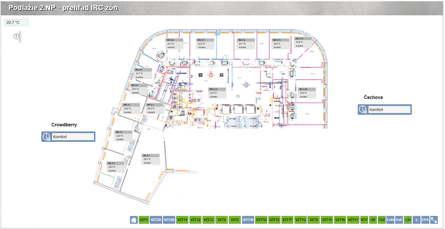 Pôdorys typického podlažia | ASB.sk