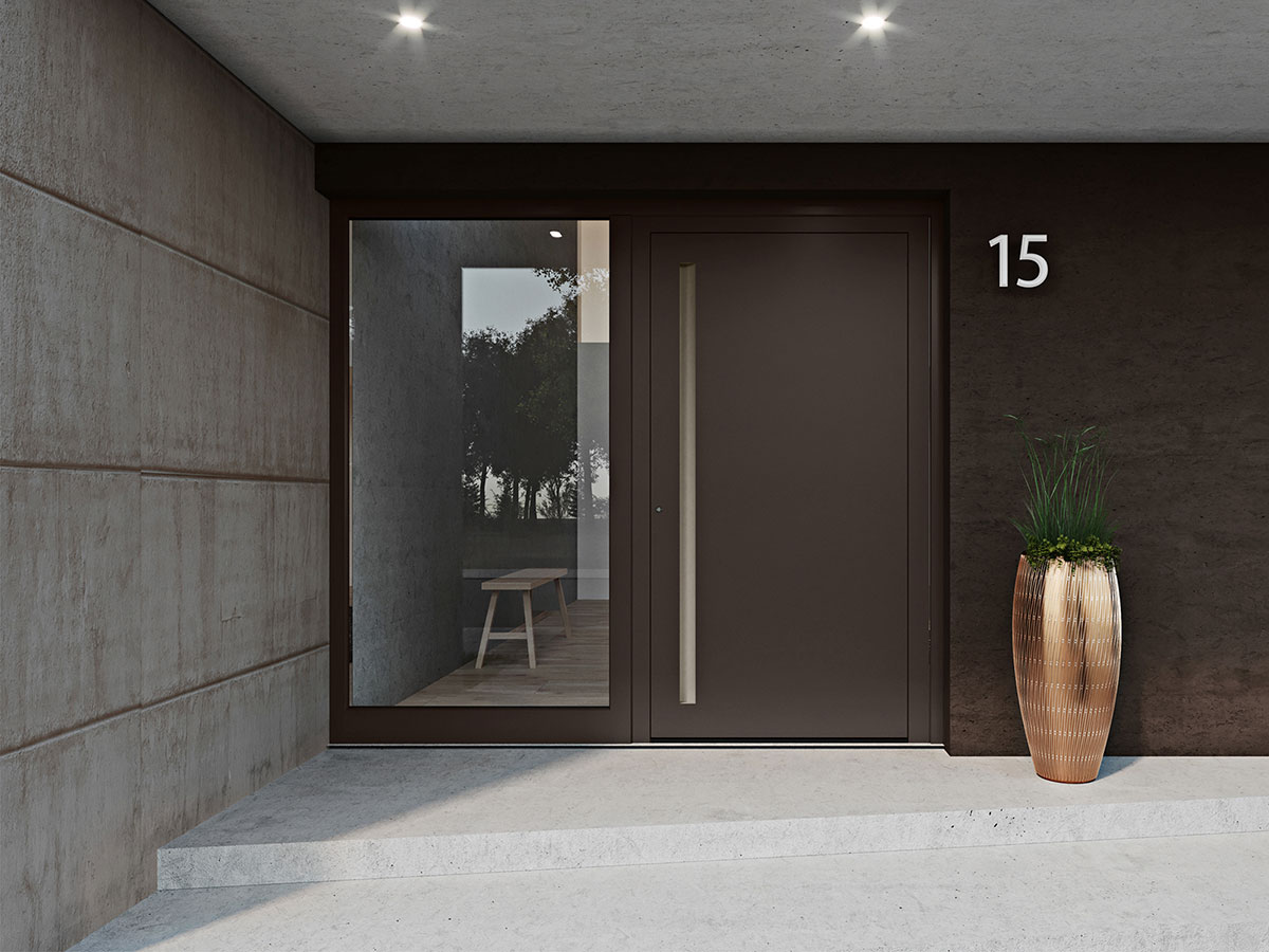 Systém domových dverí heroal D 72 sa hodí pre všetky montážne situácie ...