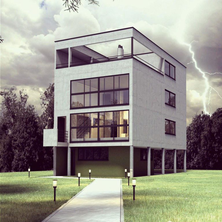 Le Corbusier projekt domu Citrohan 1920 – 1922 | ASB.sk