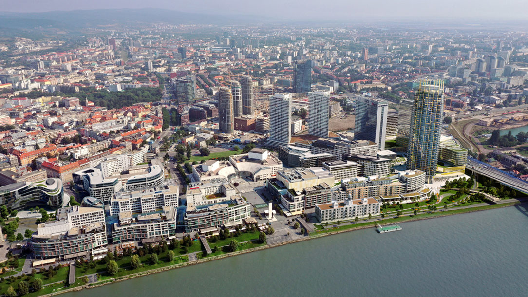 EUROVEA TOWER: Pozrite sa, ako napreduje výstavba prvého slovenského ...