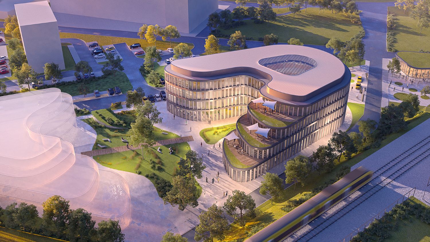 Kancelárske budovy si hľadajú priestor. V susedstve železničnej trate vyrastie sídlo ...