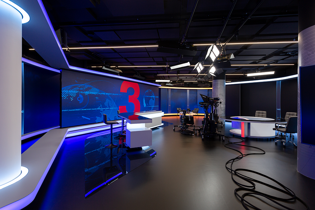 Nové vysielacie priestory Televízie ta3 | ASB.sk
