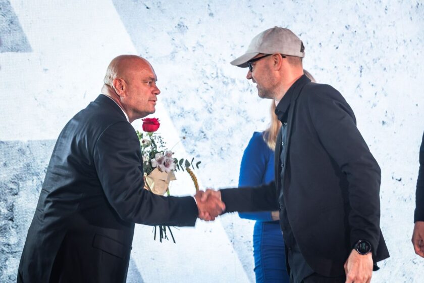 Peter Halász, JAGA a Matej Grébert, Compass Architekti pri preberaní ...