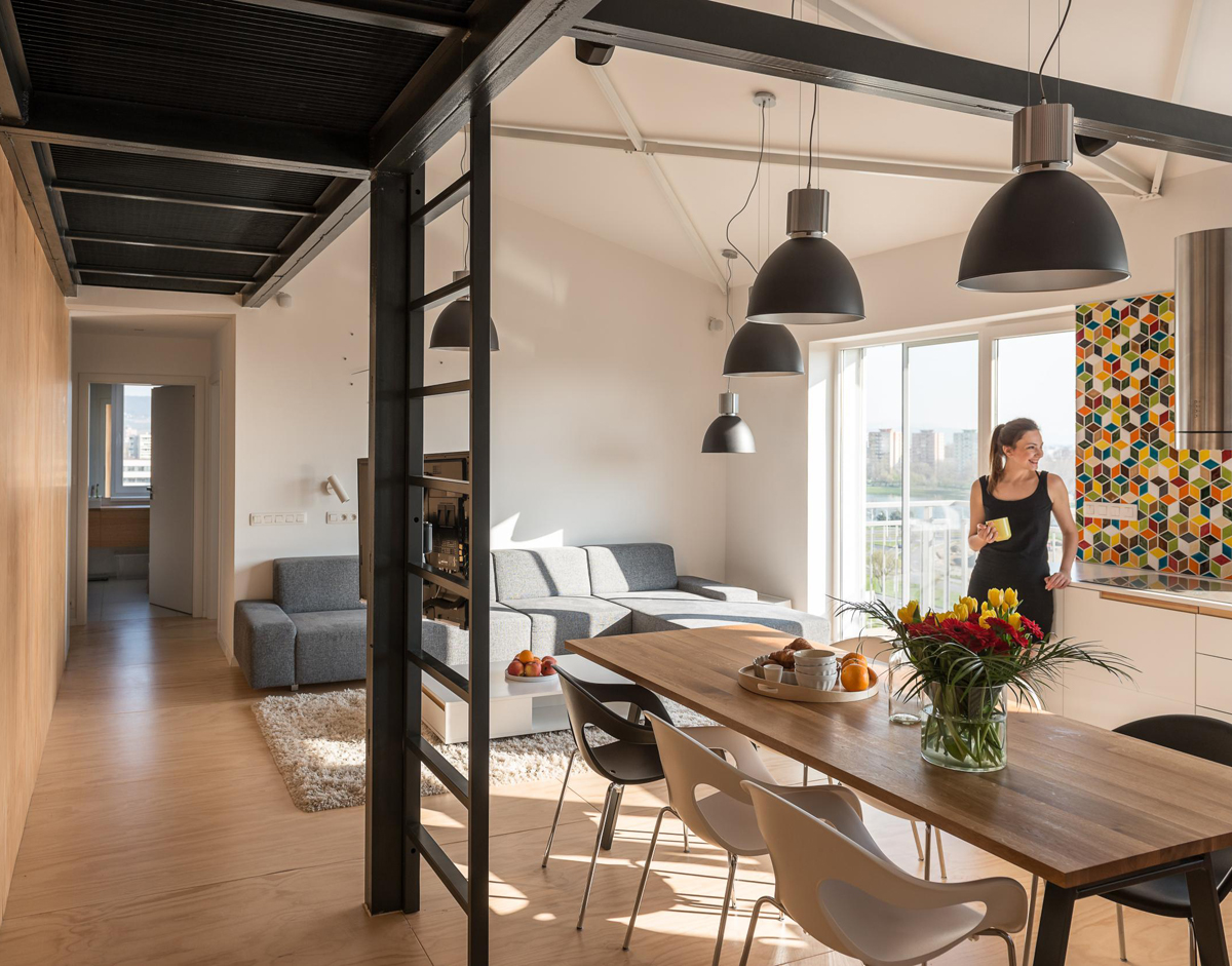 Loft v ružinovskej nadstavbe | ASB.sk